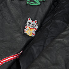 Ground Zero | Patches Leather Jacket Black | Concrete